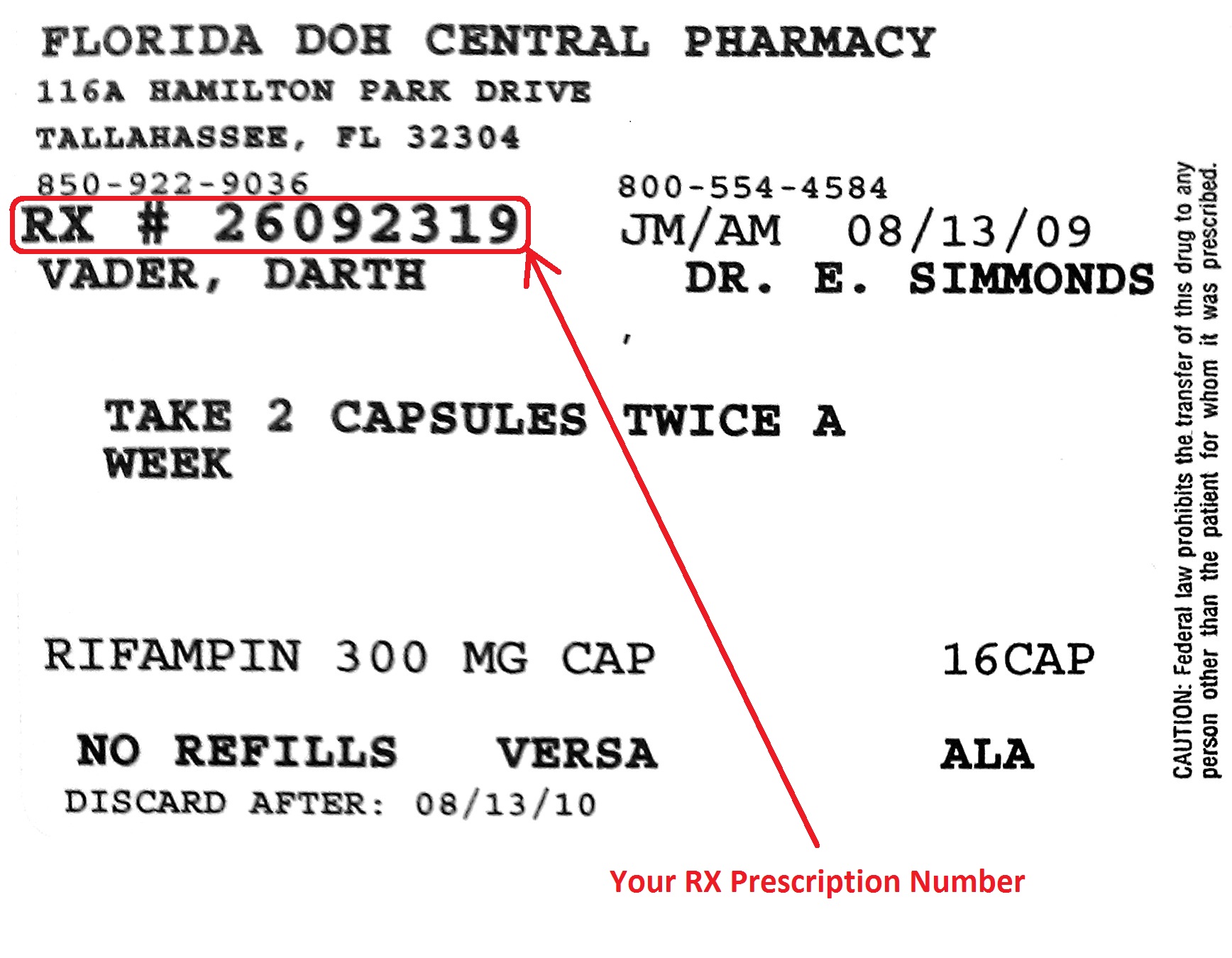Prescription Labeling Requirements Federal at Harvey Horton blog
